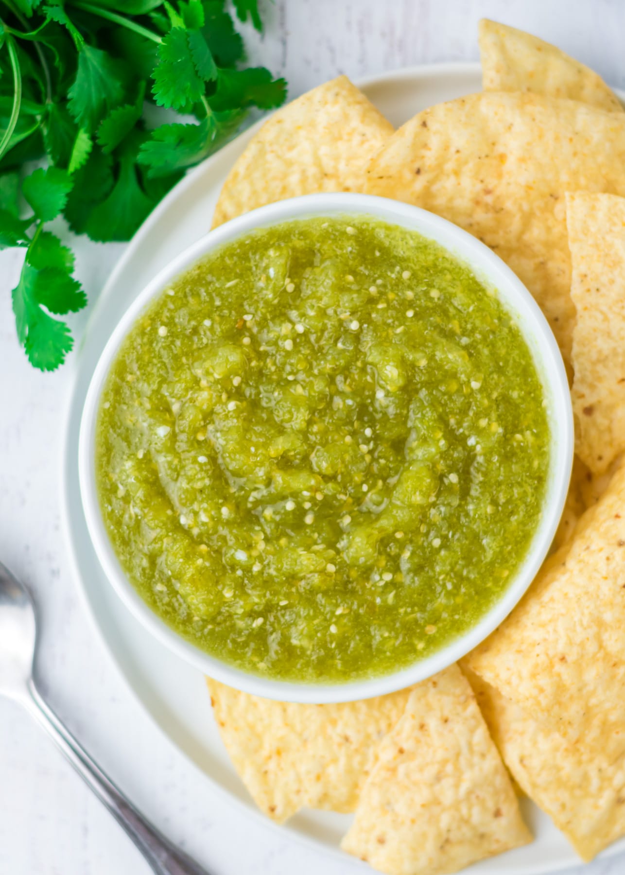 Tomatillo Salsa Verde 5 Ingredients Classic Recipe Tomatillo Salsa Verde 5 Ingredients Classic Recipe
