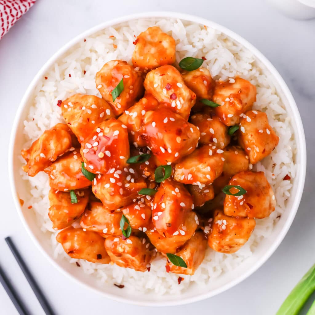 Firecracker Chicken {20 Minute Recipe!} | Easy Sweet & Spicy Chicken