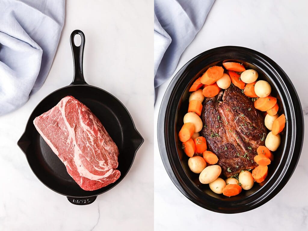 Easy Slow Cooker Pot Roast | Classic Recipe with Potatoes & Carrots