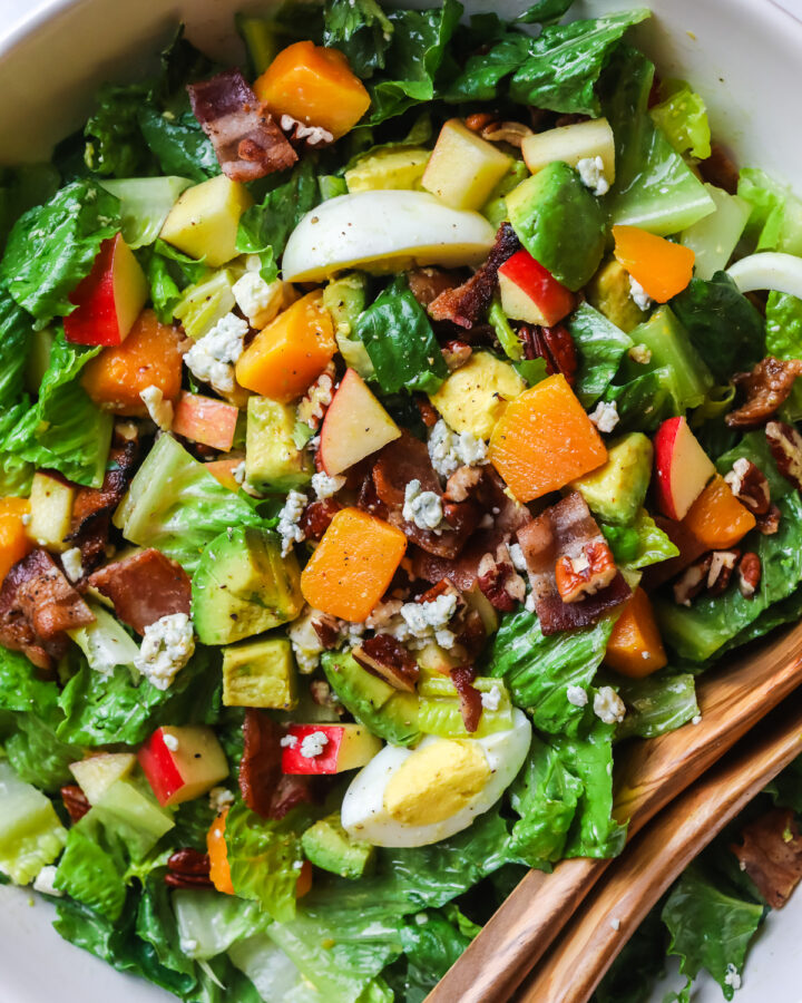 Fall Cobb Salad — Her Wholesome Kitchen