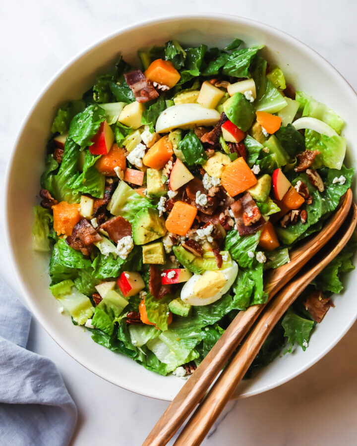 Fall Cobb Salad — Her Wholesome Kitchen