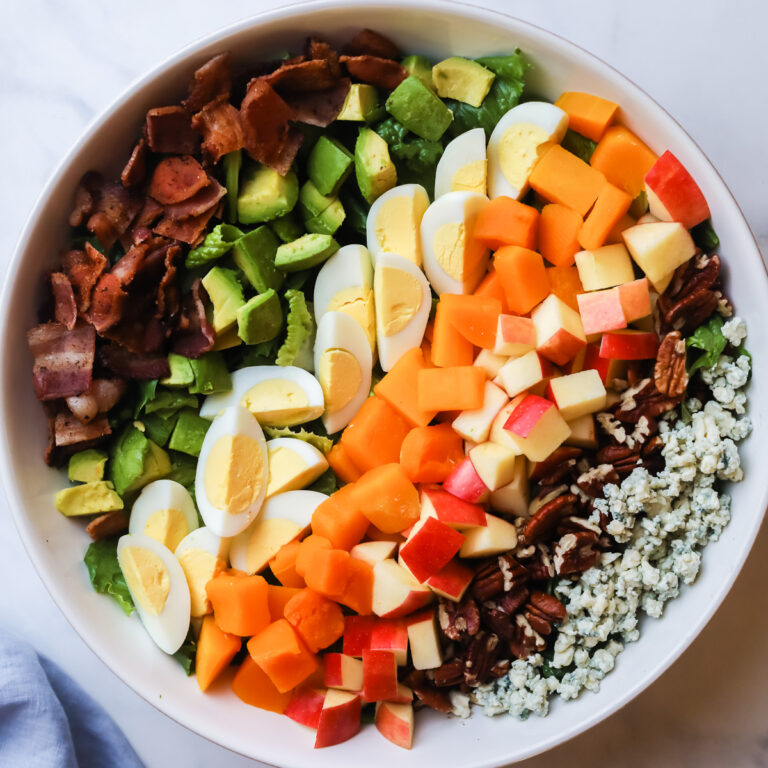 Fall Cobb Salad — Her Wholesome Kitchen