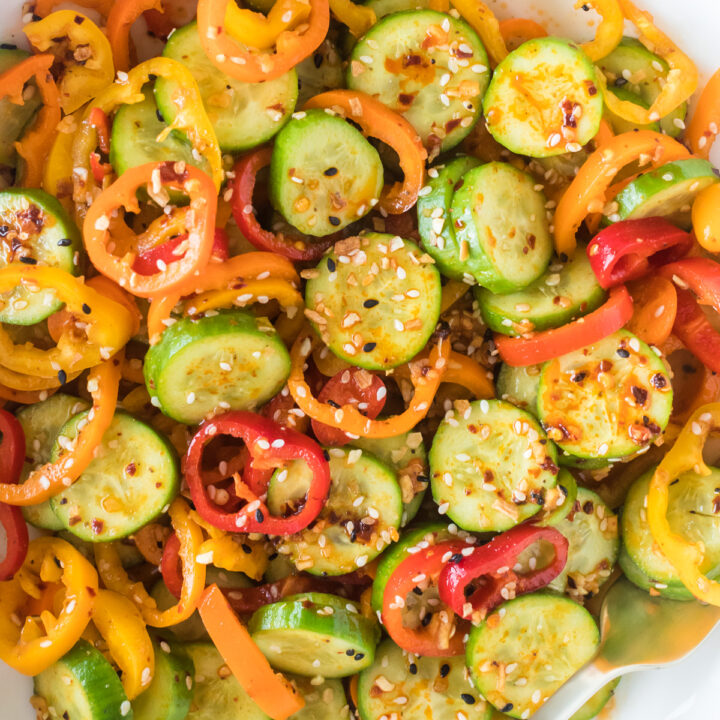 Viral Cucumber and Sweet Pepper Salad Viral Cucumber and Sweet Pepper Salad