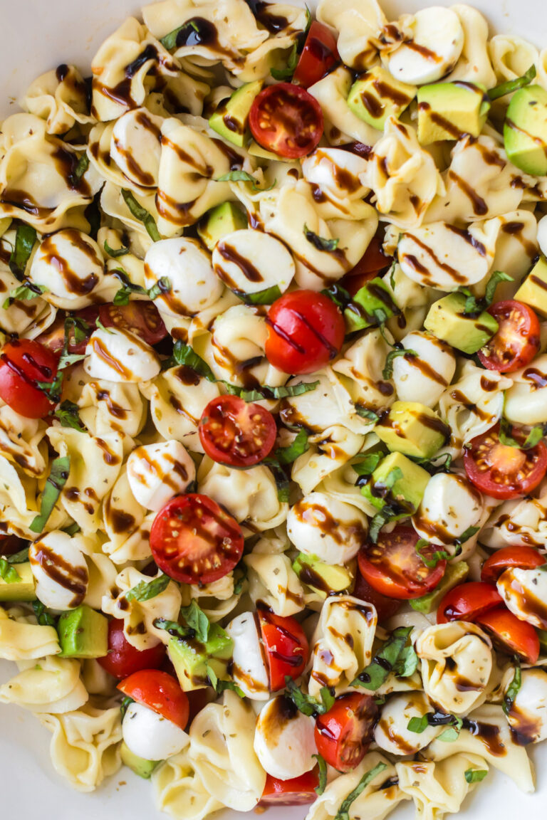 Easy Tortellini Caprese Salad